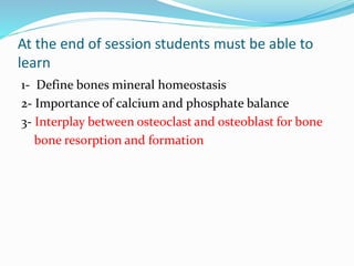 Lgis bones mineral homeostasis | PPTX