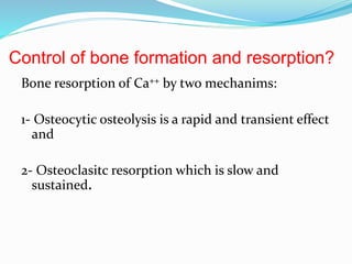 Lgis bones mineral homeostasis | PPTX