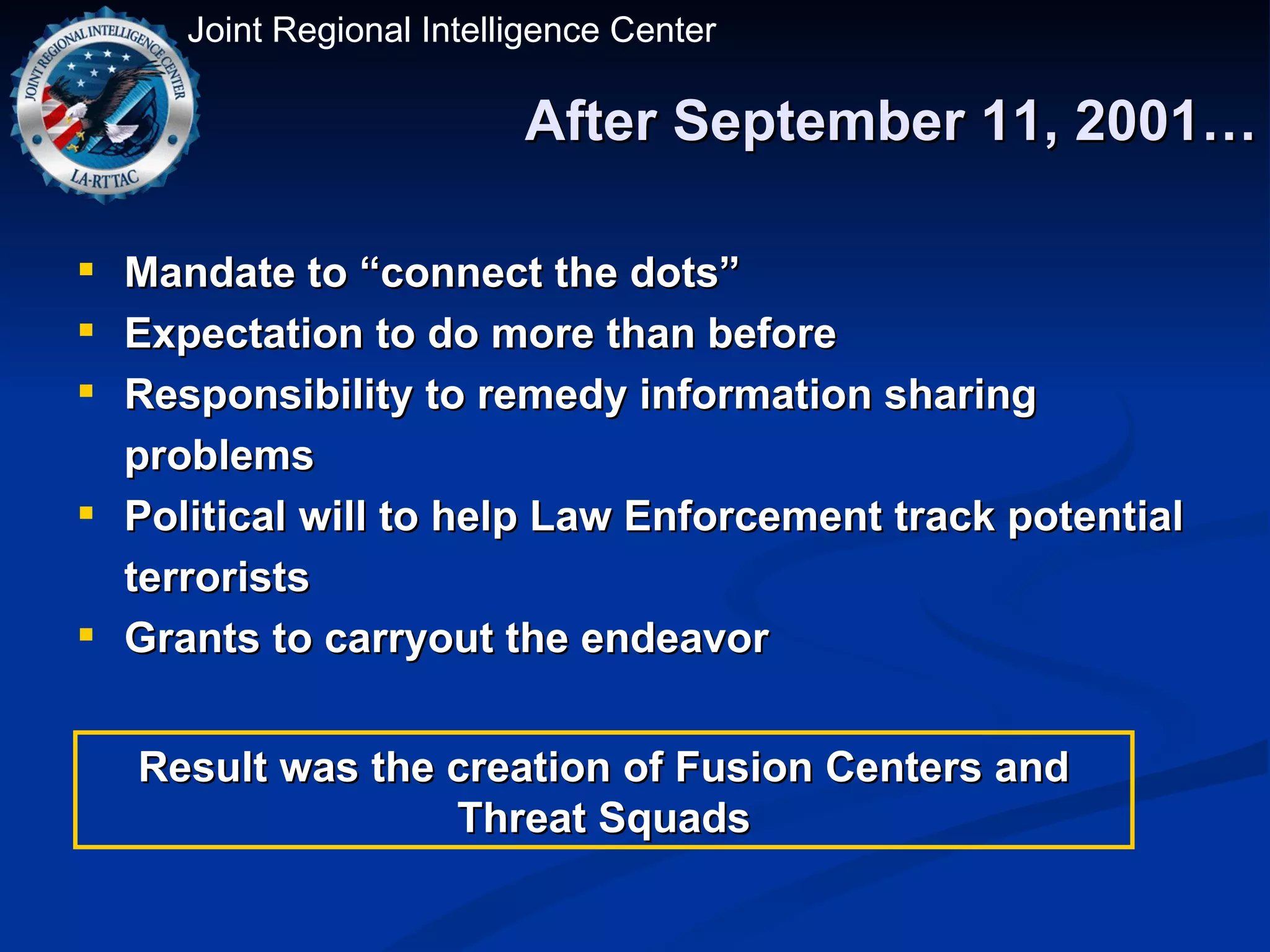 Dan Finkelstein - JRIC Border Patrol Presentation | PPT