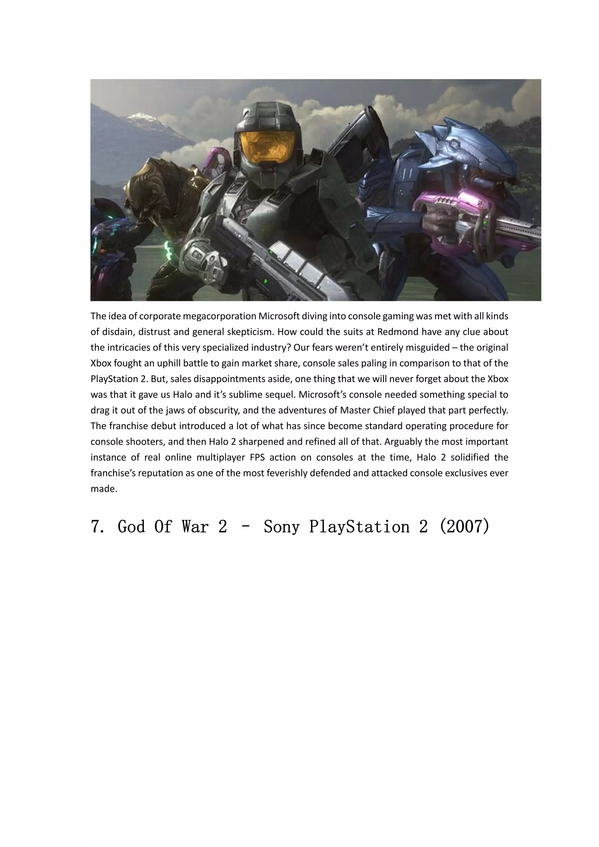 25 killer console exclusives www.gamebasin.com