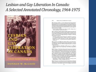 Visualizing Gay Liberation in Canada: Using Digital Tools to Represent ...