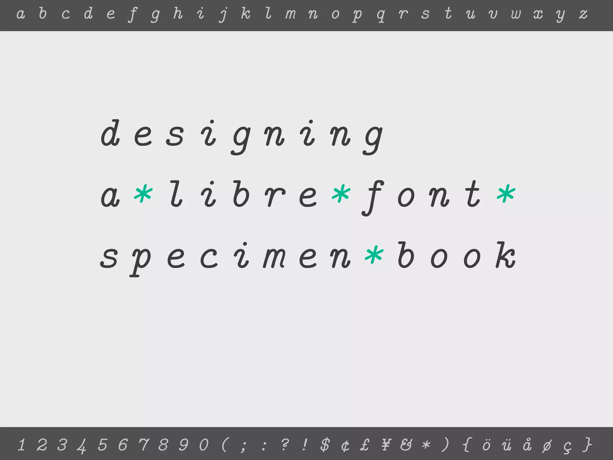 Designing a Libre Font Specimen Book | PDF