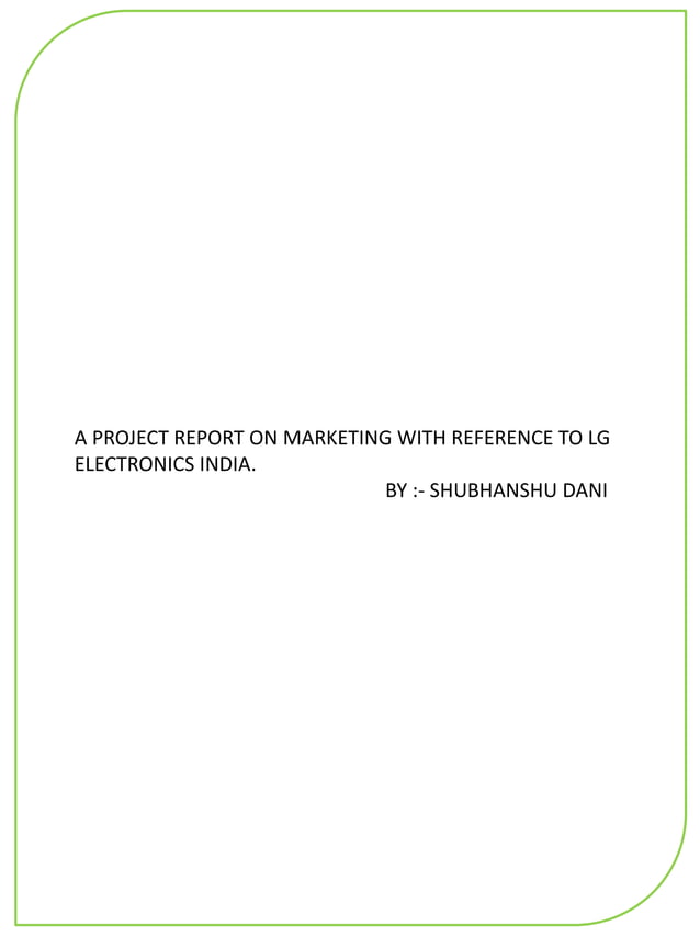 Lg marketing mix | PPTX