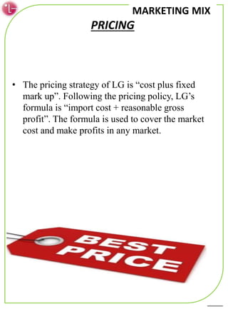 Lg marketing mix | PPTX