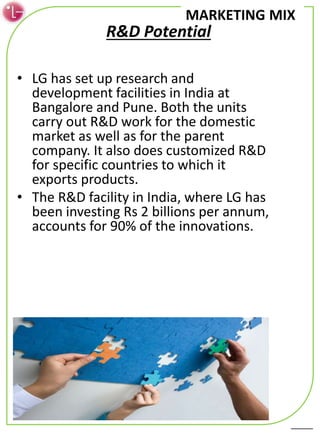 Lg marketing mix | PPTX