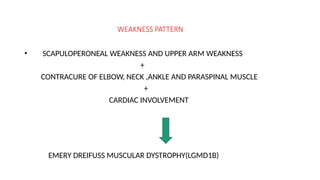 LGMD WEAKNESS PATTERN.pptx by sms medical college jaipur | PPTX | Death ...