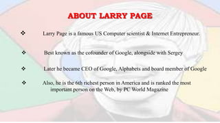 Larry page | PPT