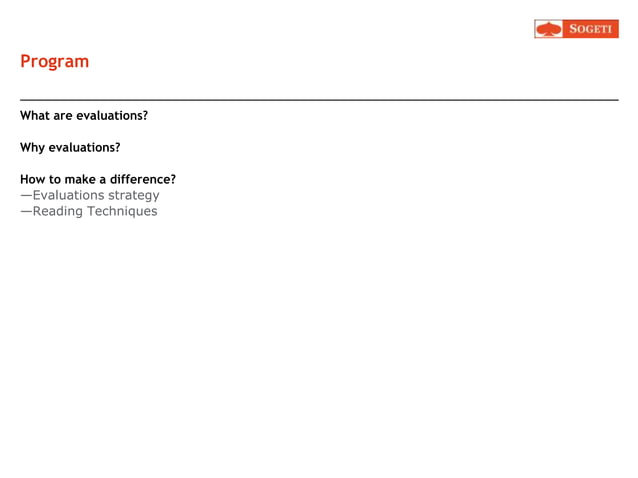 Make a difference with Evaluations | PPTX | Technology & Computing