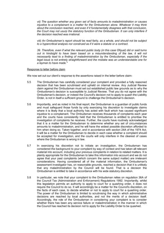 Lgo response to judicial review pre action | PDF