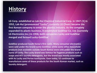 Presentation on LG | PPTX