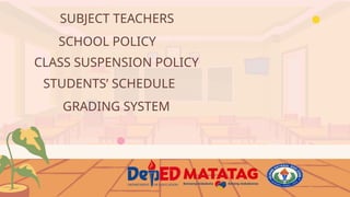 HRPTA ORIENTATION ALL GRADE LEVELS DEPED MATATAG | PPTX
