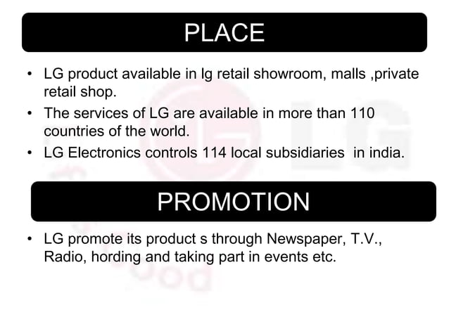 Lg presentation (1) | PPTX | Manufacturing Industry | Industries