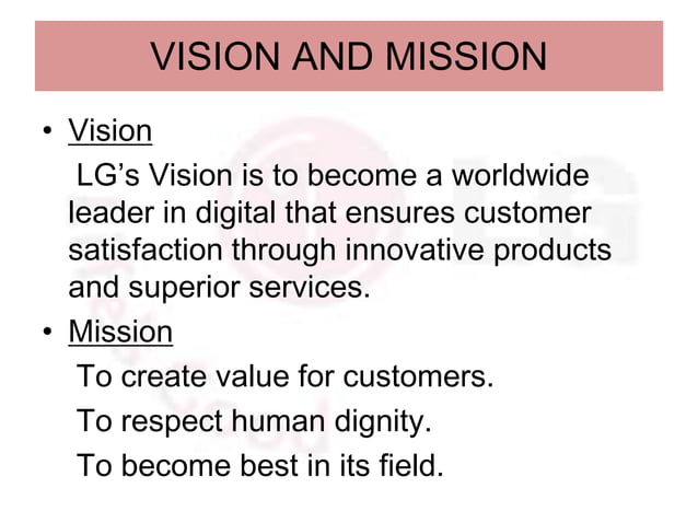 Lg presentation (1) | PPTX | Manufacturing Industry | Industries
