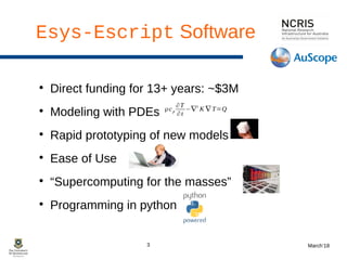 3D modelling and inversion in escript | PDF