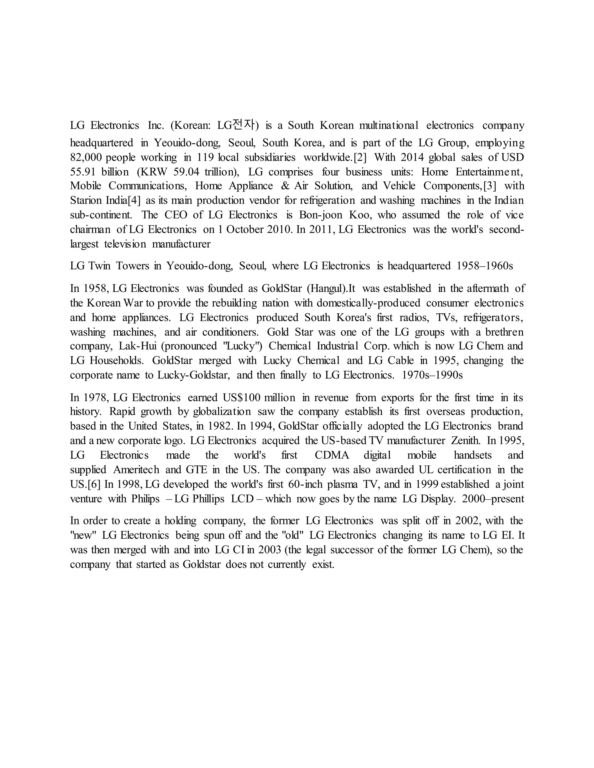 Lg project | DOCX