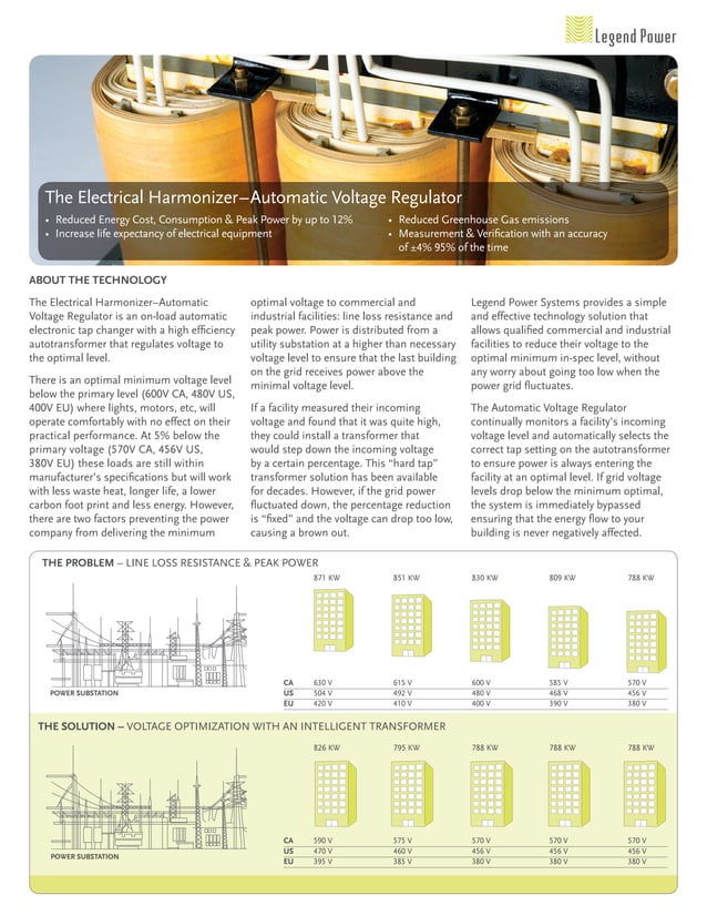 Legend Power Technical Brochure | PDF