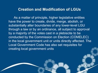 Local Government and Regional Administration | PDF
