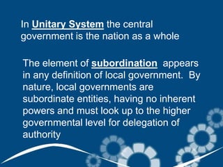 Local Government and Regional Administration | PDF