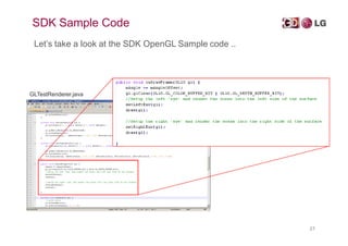 Lg real3 d-sdk | PPT