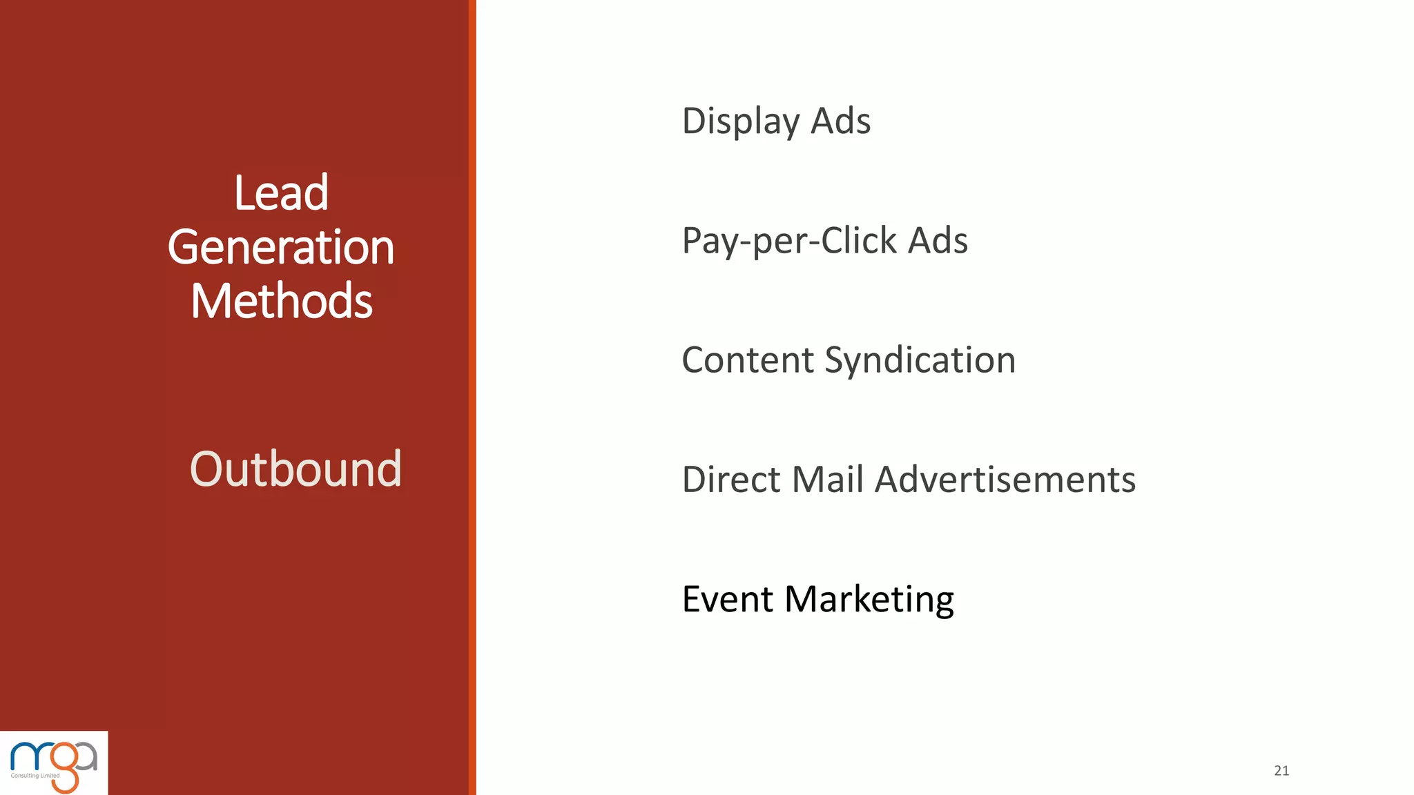 LEAD GENERATION | PPTX