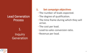 LEAD GENERATION | PPTX