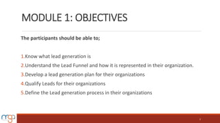 LEAD GENERATION | PPTX