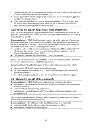 Adoption of Persistent Identifiers for Biodiversity Informatics | PDF ...