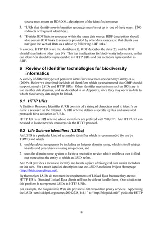 Adoption of Persistent Identifiers for Biodiversity Informatics | PDF ...