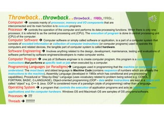 Threads presentation | PDF