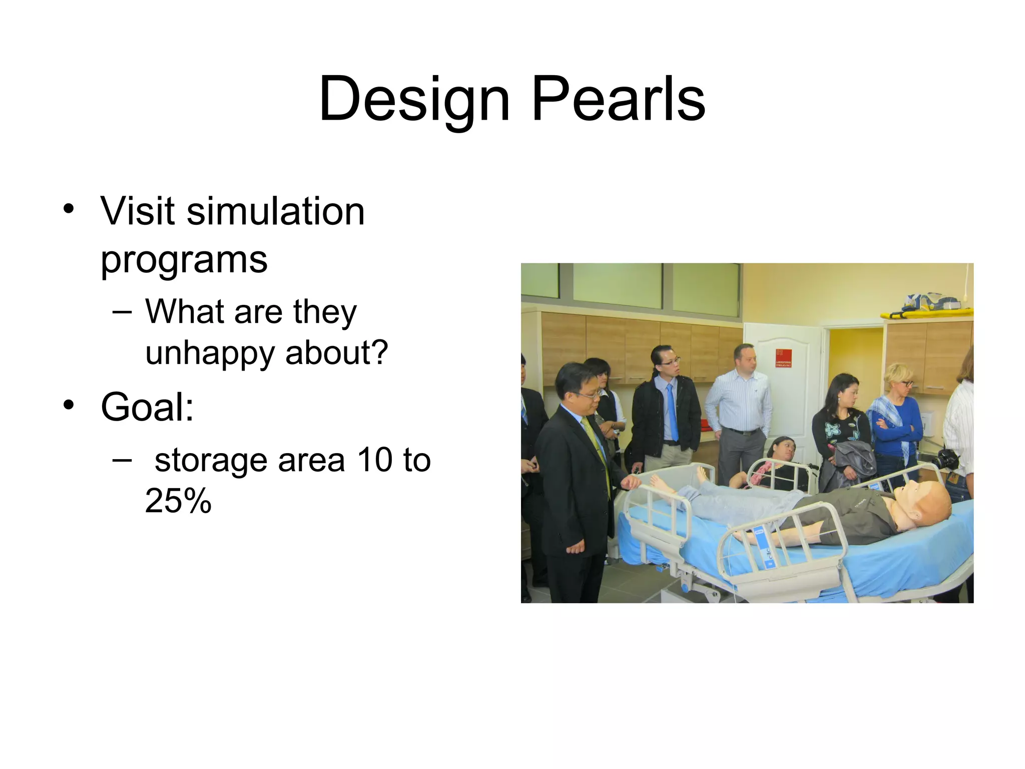 Tips and pitfalls of setting up a simulation center | PPT | Healthcare ...