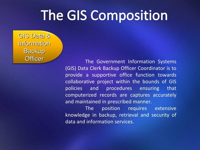 LGU Government Information System (GIS) | PPT | IT and Internet Support ...