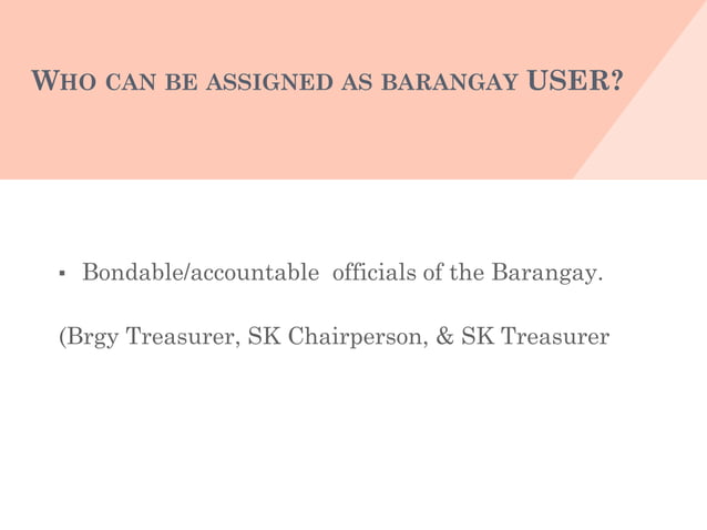 LOCAL GOVERNMENT UNIT BARANGAY WITH NEW APPLICATION.pptx | Business ...