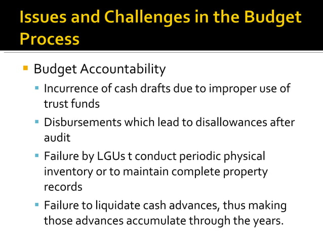 Lgu budgeting process | PPT