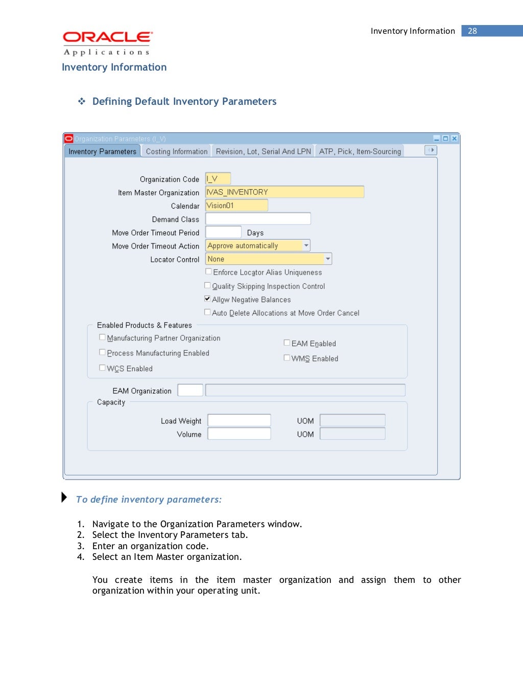 Oracle R12 Multi org ivas