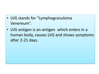 Lgv antigen detection in pus | PPTX