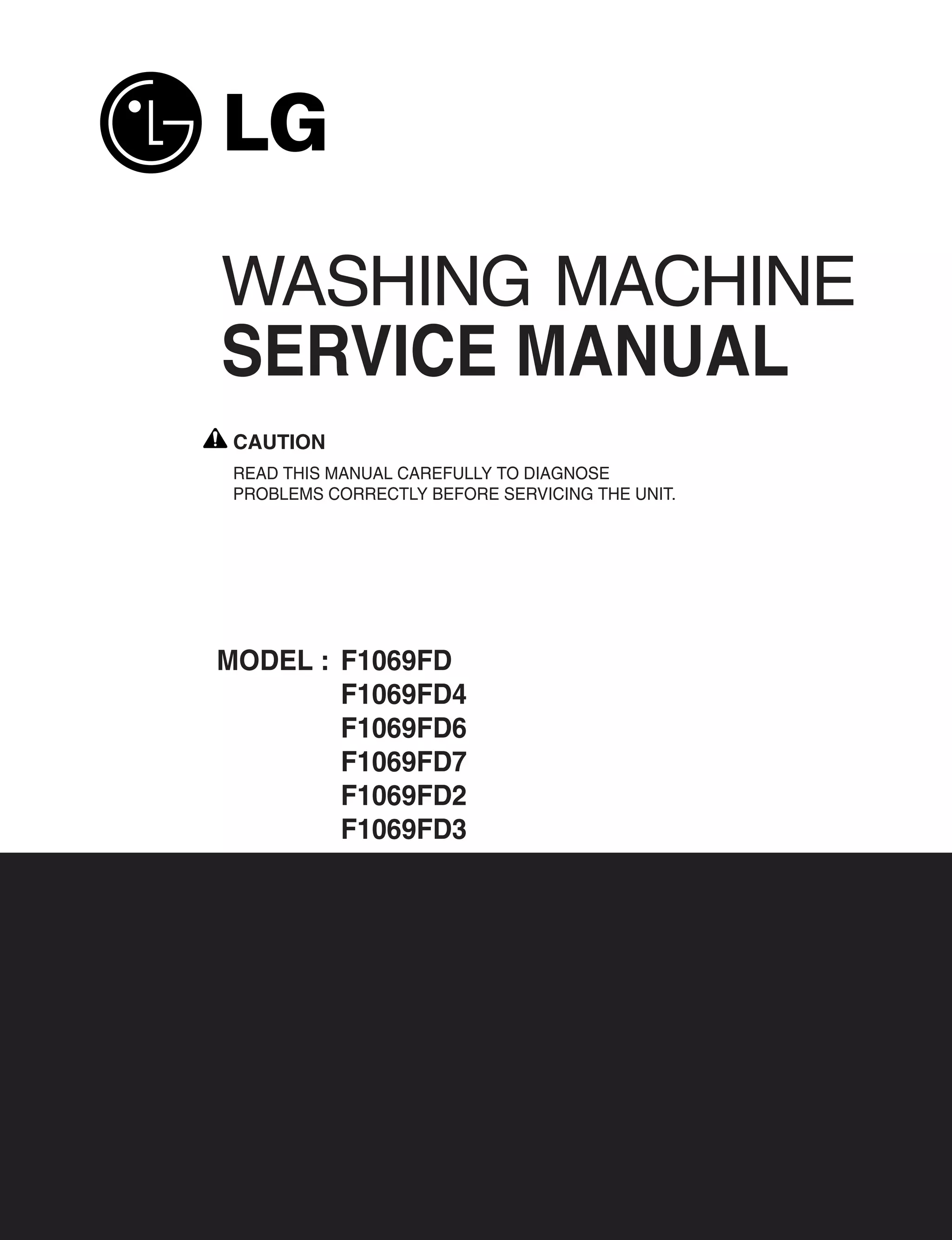 LG Commercial Washing Machine User Manual | PDF