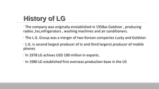 Lg & Whirlpool Comparison | PPT