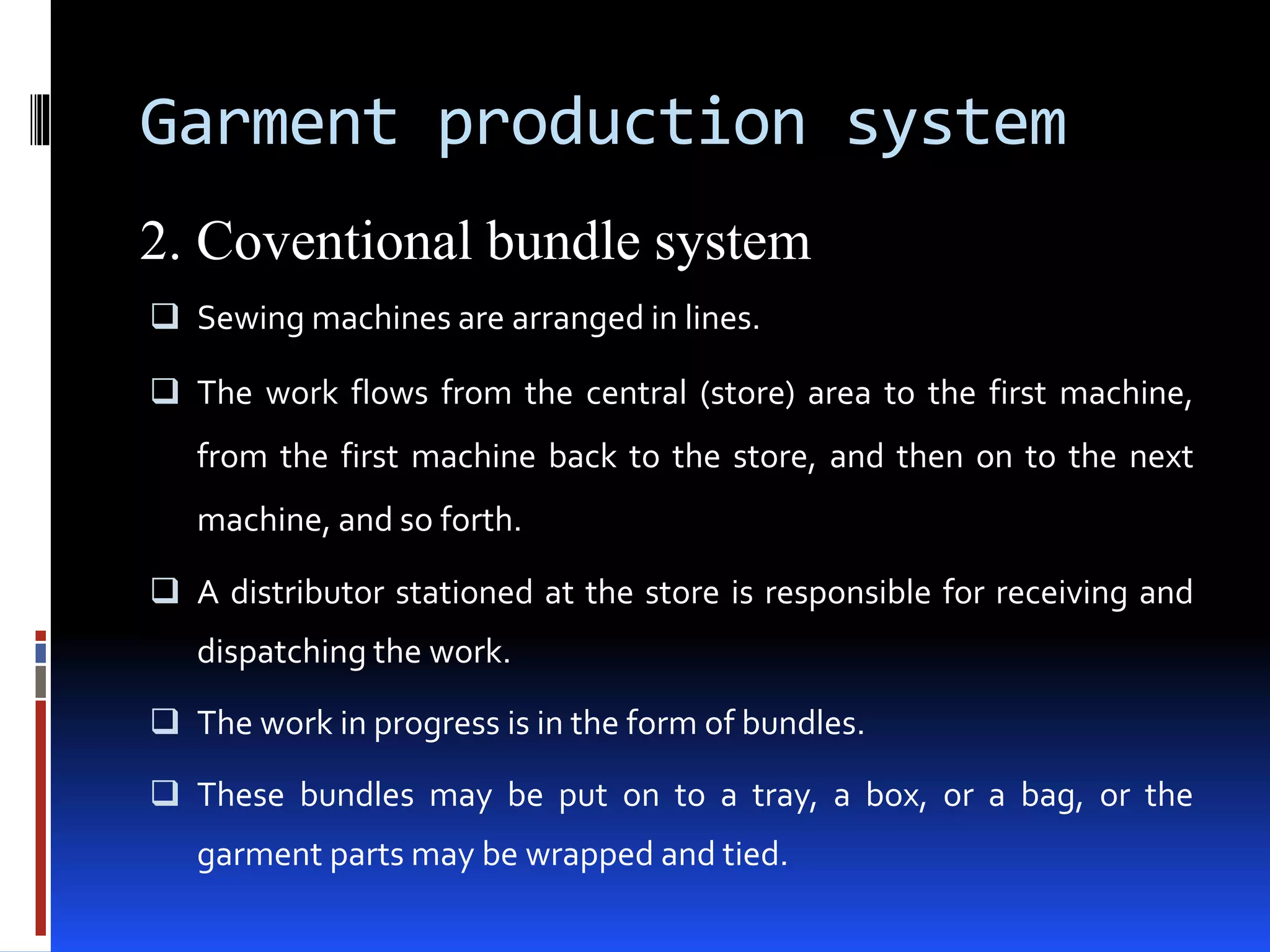 Garment production | PPTX