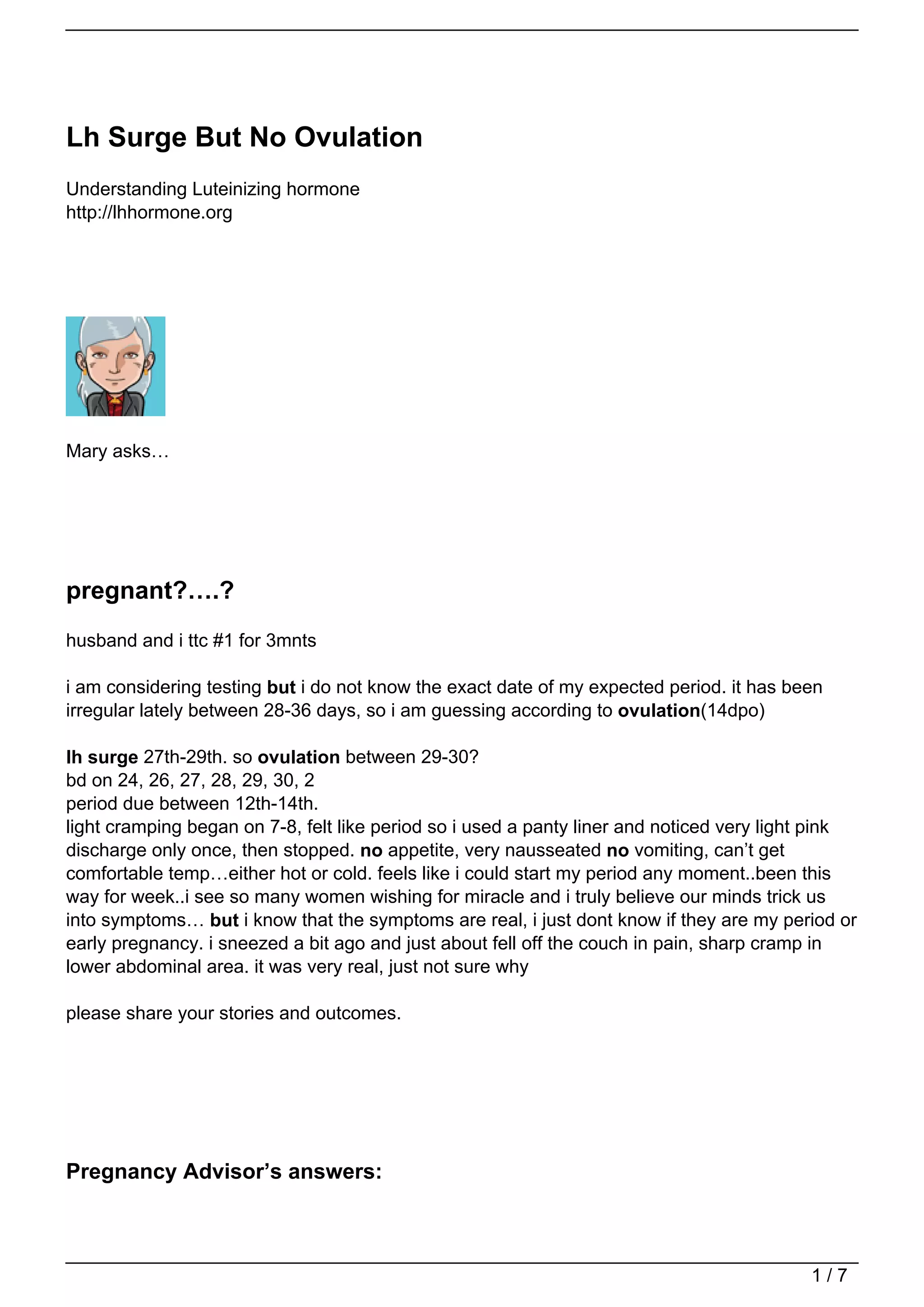Lh Surge But No Ovulation Pdf 1416