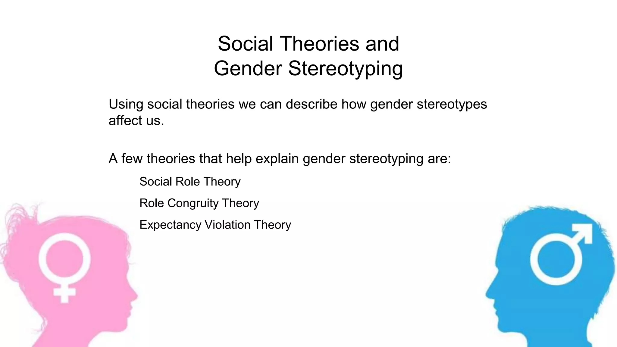 Gender role stereotyping | PPTX