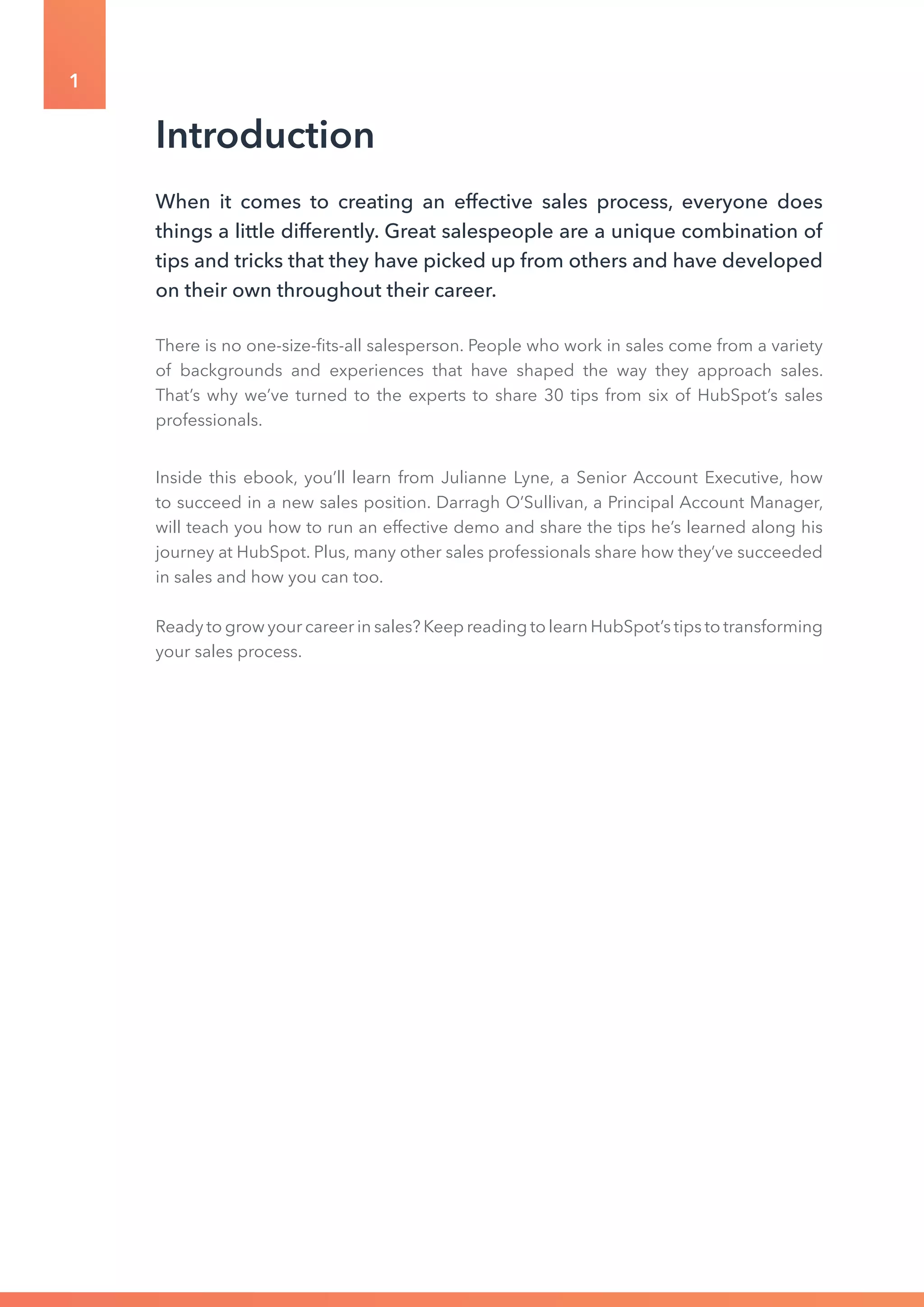 30 tips to improve your sales process | PDF