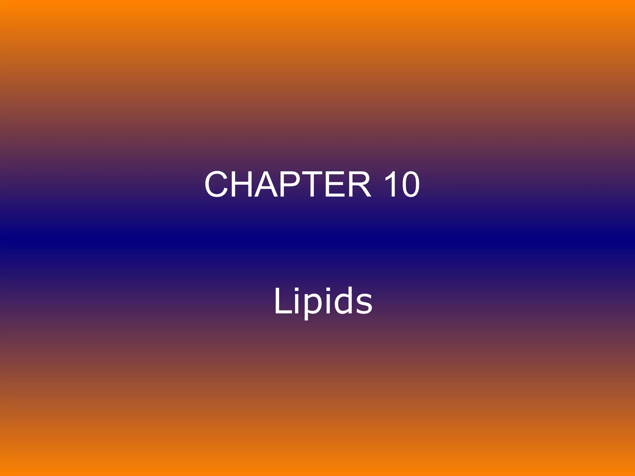 lipids | PPT