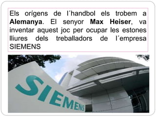 L´handbol (1)4rt eso | PPTX