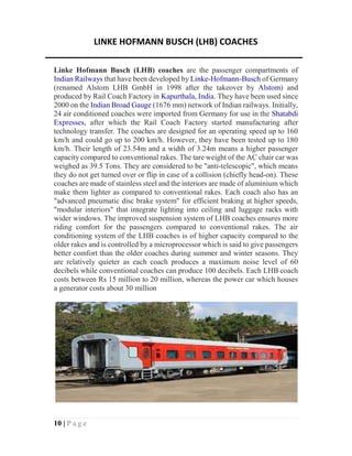 Lhb coach documentation | PDF