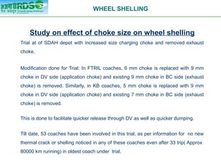 LHB wheel Shelling for coaching people of Indian Railways | PPT