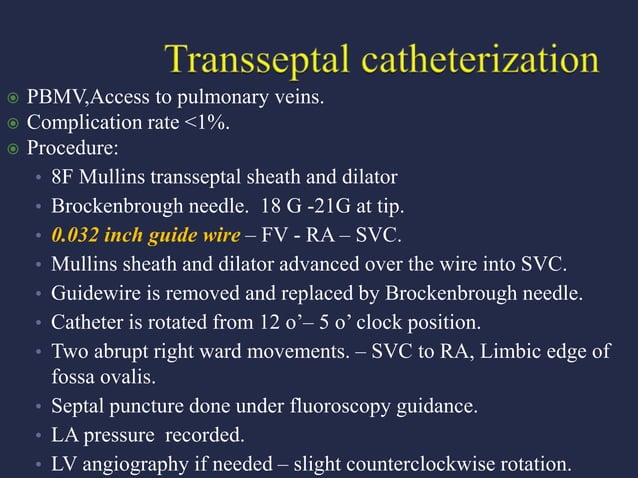 LEFT HEART CATHETERIZATION | PPTX | First Aid | Injuries
