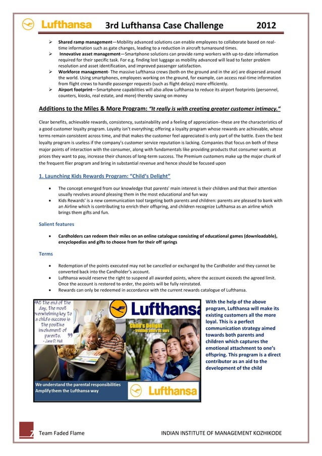 Lh case challenge_2012_faded flame_iimk_report | PDF