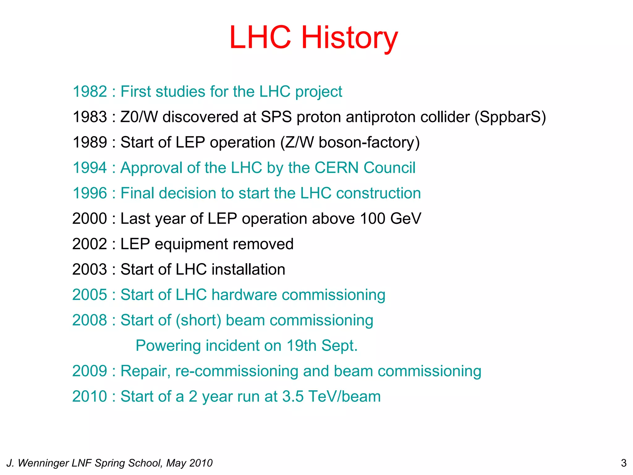 Lhc construction & operation | PPT
