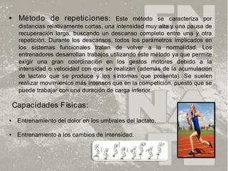 Métodos de entrenamiento | PDF