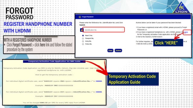 Lhdn e-filing guide for e-Be | PDF
